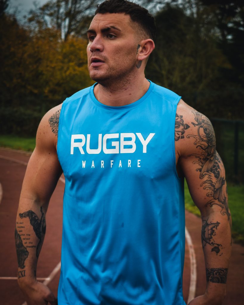 Recon Sleeveless - Blue - Rugby Warfare