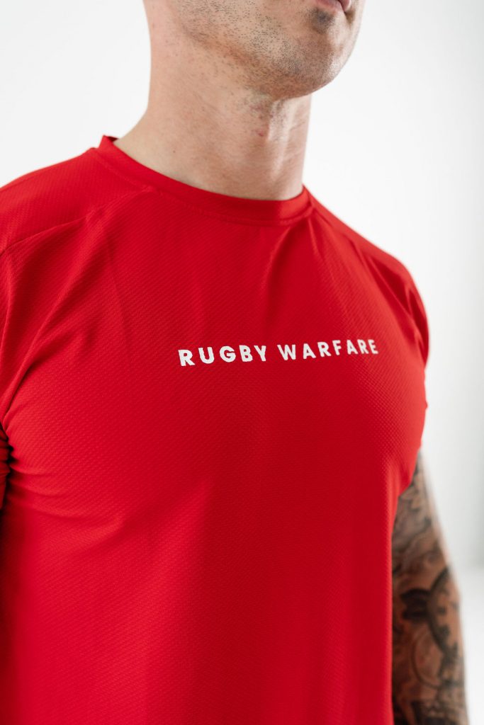 Performance Tee V5 - Red - Rugby Warfare